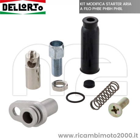 KIT MODIFICA STARTER ARIA A FILO CARBURATORE ORIGINALE DELL’ORTO PHBE PHBH PHBL