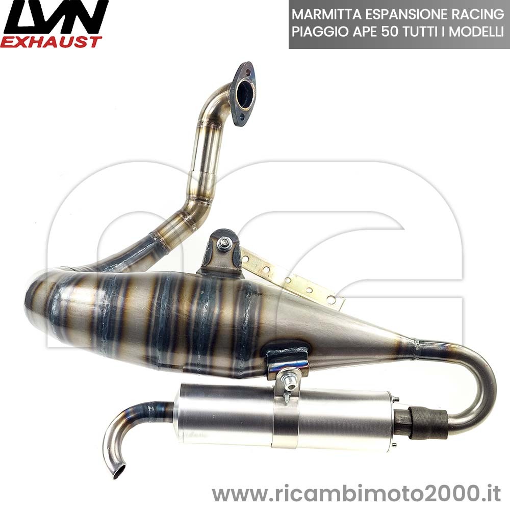 MARMITTA ESPANSIONE LVN RACING PIAGGIO APE MARMITTA ESPANSIONE LVN RACING PIAGGIO APE
